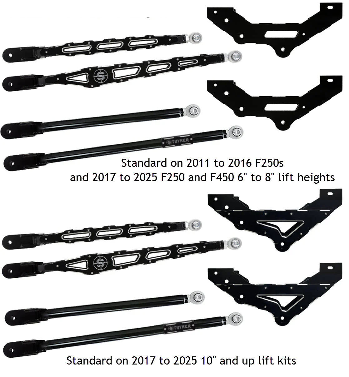 FORD F250 F450 LIFT KIT - LONG ARM – Stryker Off Road Design