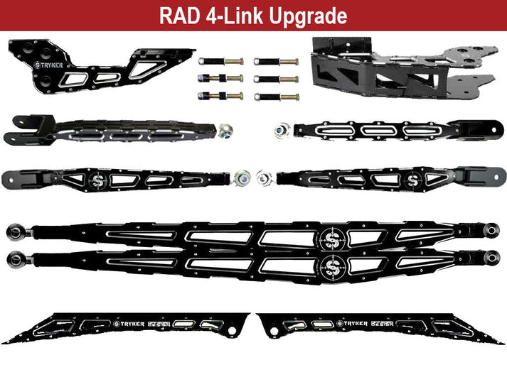 0" to 10" 4-Link Upgrade Kit for 2023 to 2025 Ford F450 F550 Super Duty ...